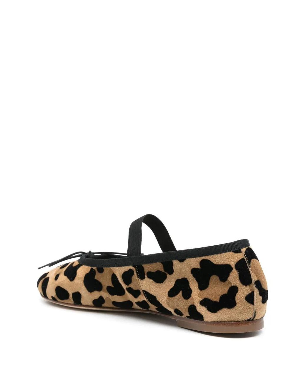 Anniel Leopard-Print Ballet Flats in Natural | Lyst