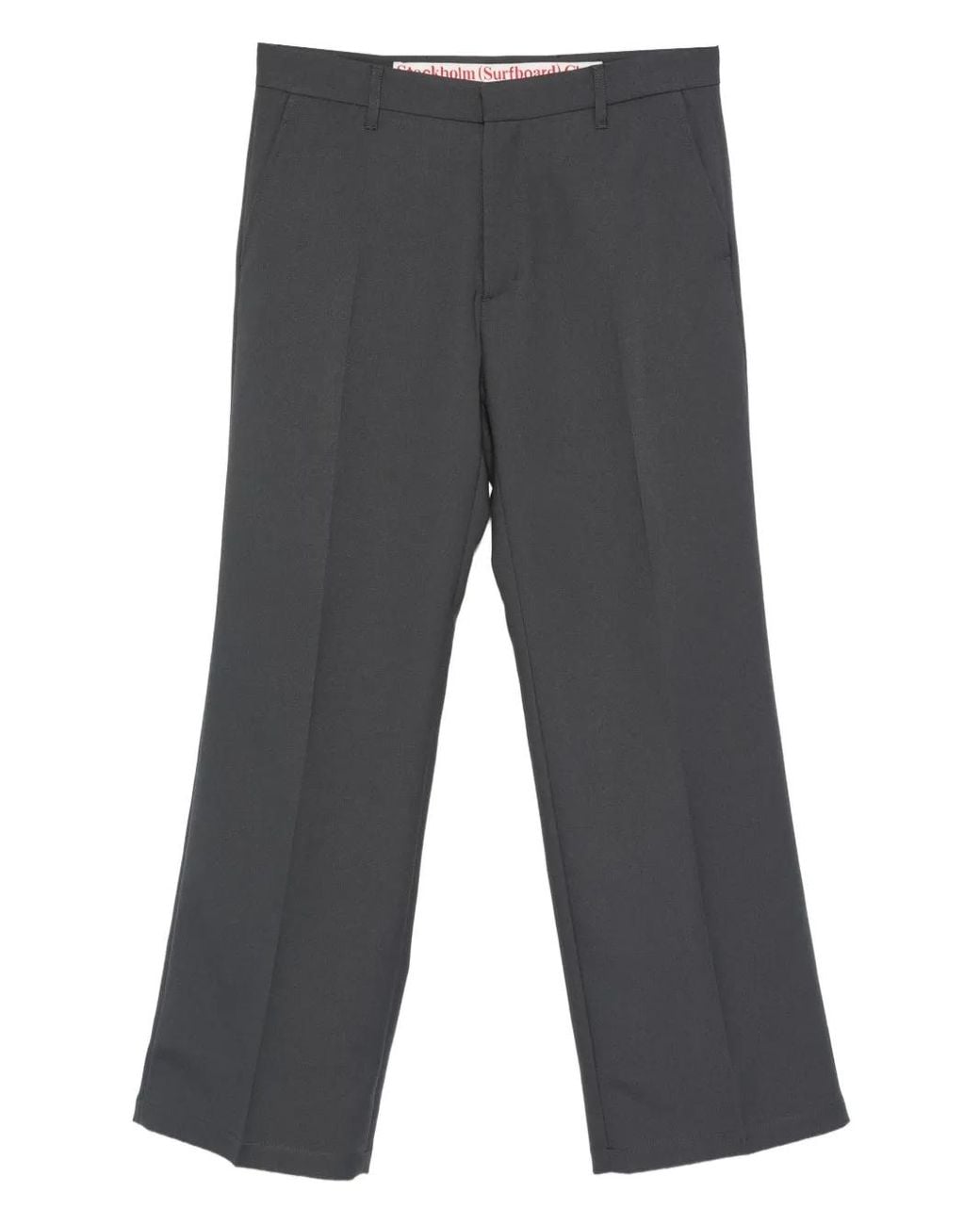Stockholm Surfboard Club Pressed-Crease Pants in Grey for Men | Lyst UK