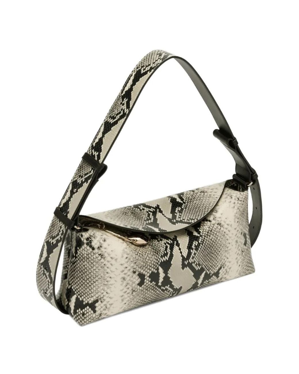 Erdem East West Bloom Shoulder Bag in Metallic | Lyst