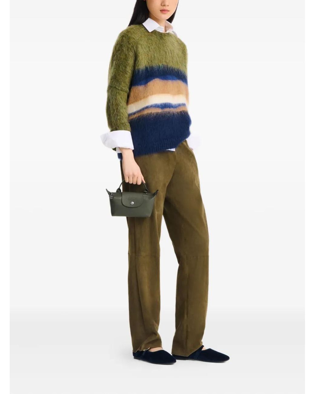 Longchamp Le Pliage Mini Bag in White | Lyst