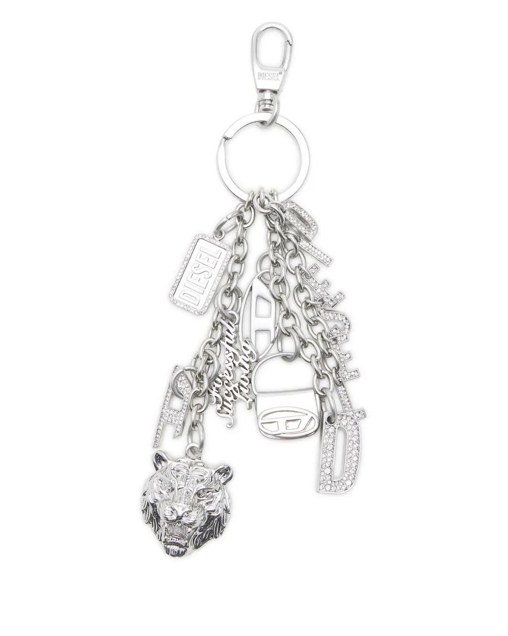 DIESEL X Hoshi Keychain in White | Lyst