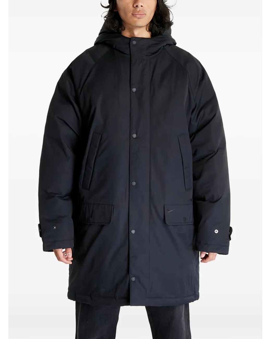 Nike Hooded-Insulated Coat in Blue for Men | Lyst UK