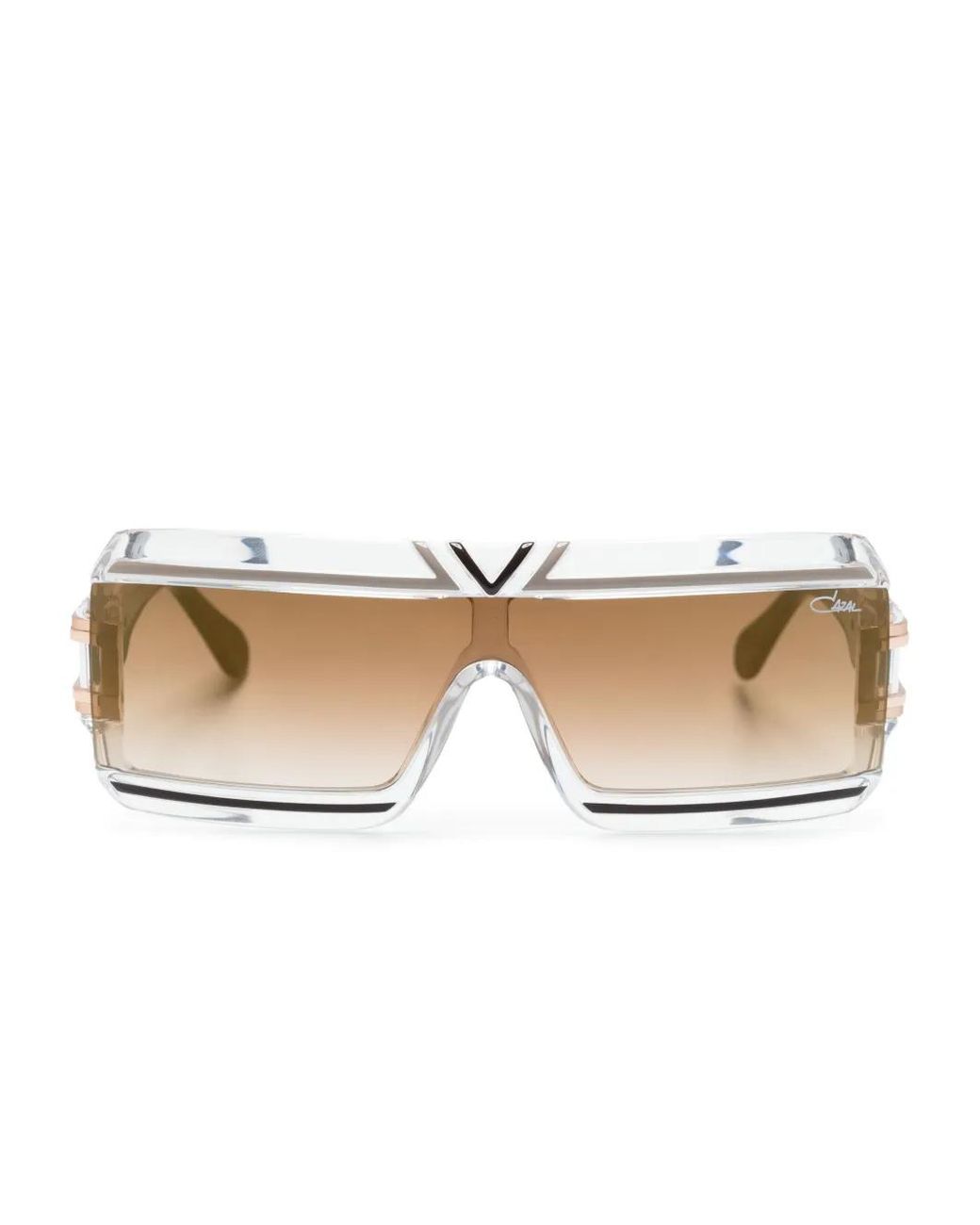 Cazal Rectangle-Frame Sunglasses in Natural for Men | Lyst UK