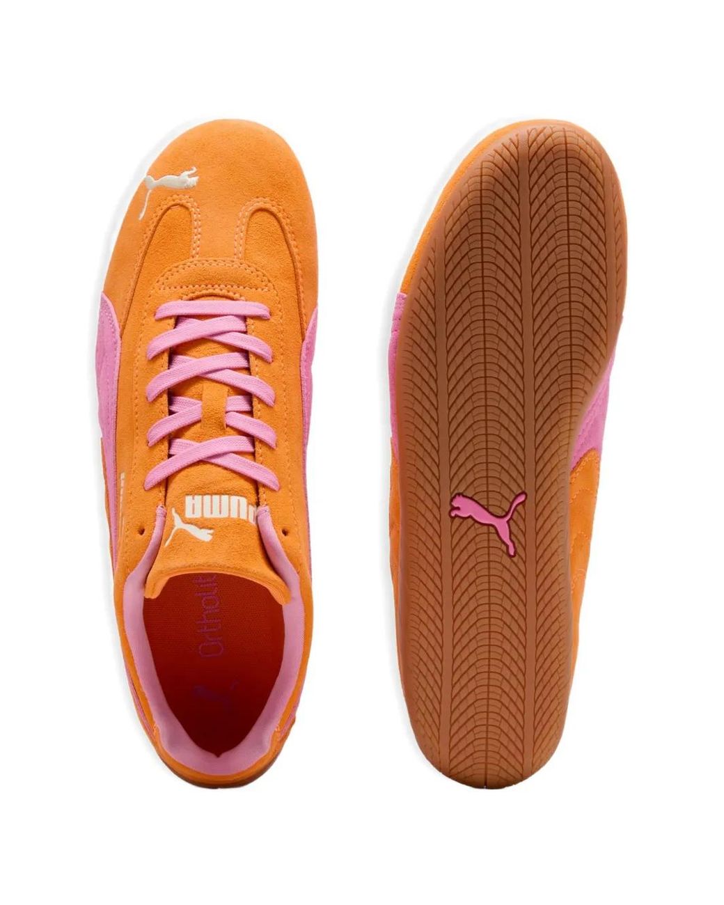 PUMA Speedcat Og Lace-Up Sneakers in Orange | Lyst