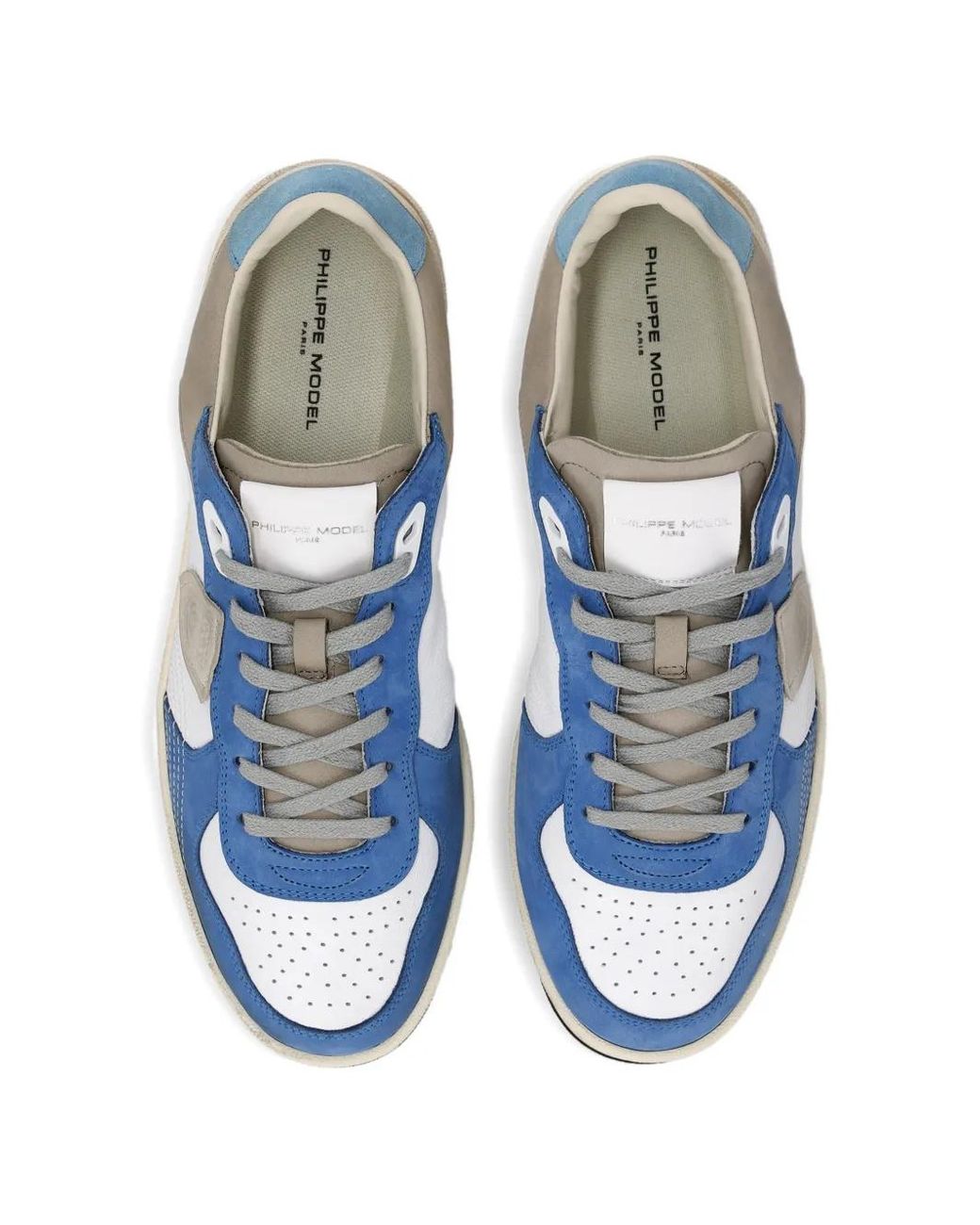 Philippe Model Pgal Panelled Low-Top Sneakers in Blue for Men | Lyst