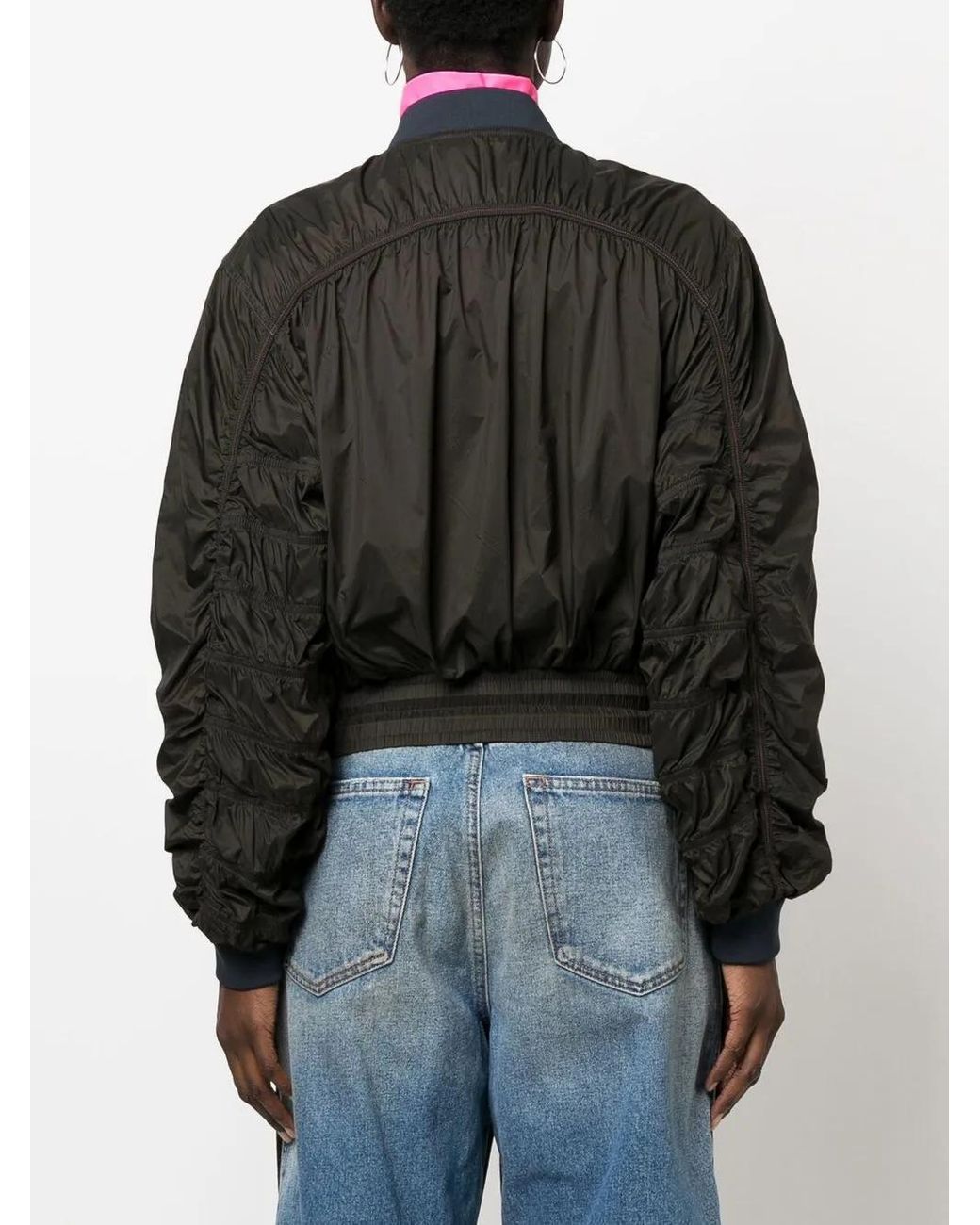 DIESEL G-Noak Zip-Up Bomber Jacket in Black | Lyst