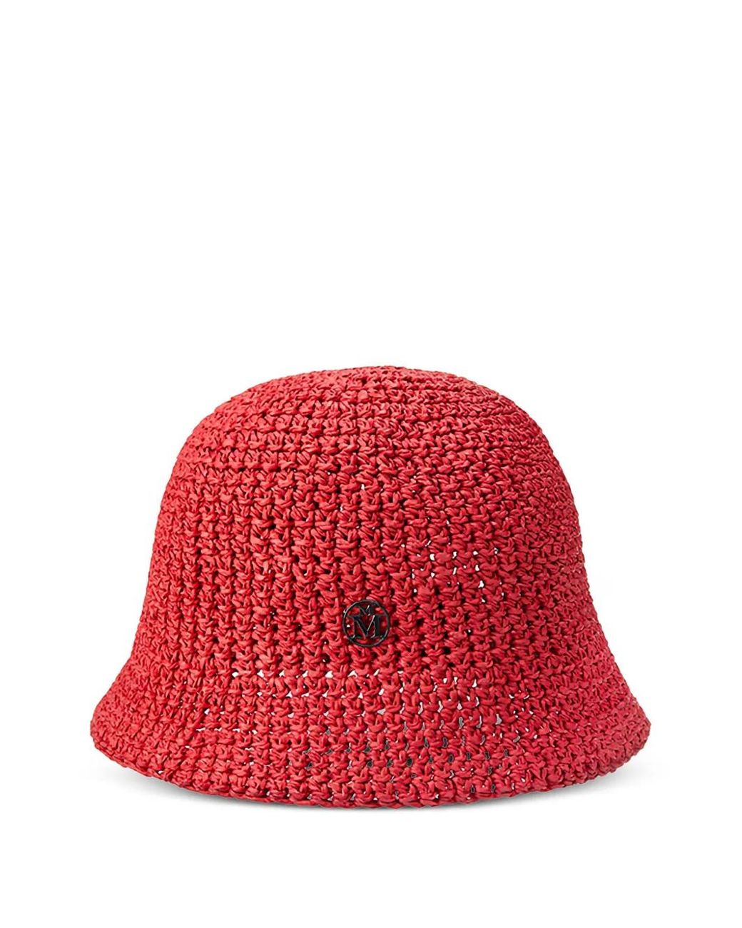 Maison Michel Pablo Hat in Red | Lyst UK