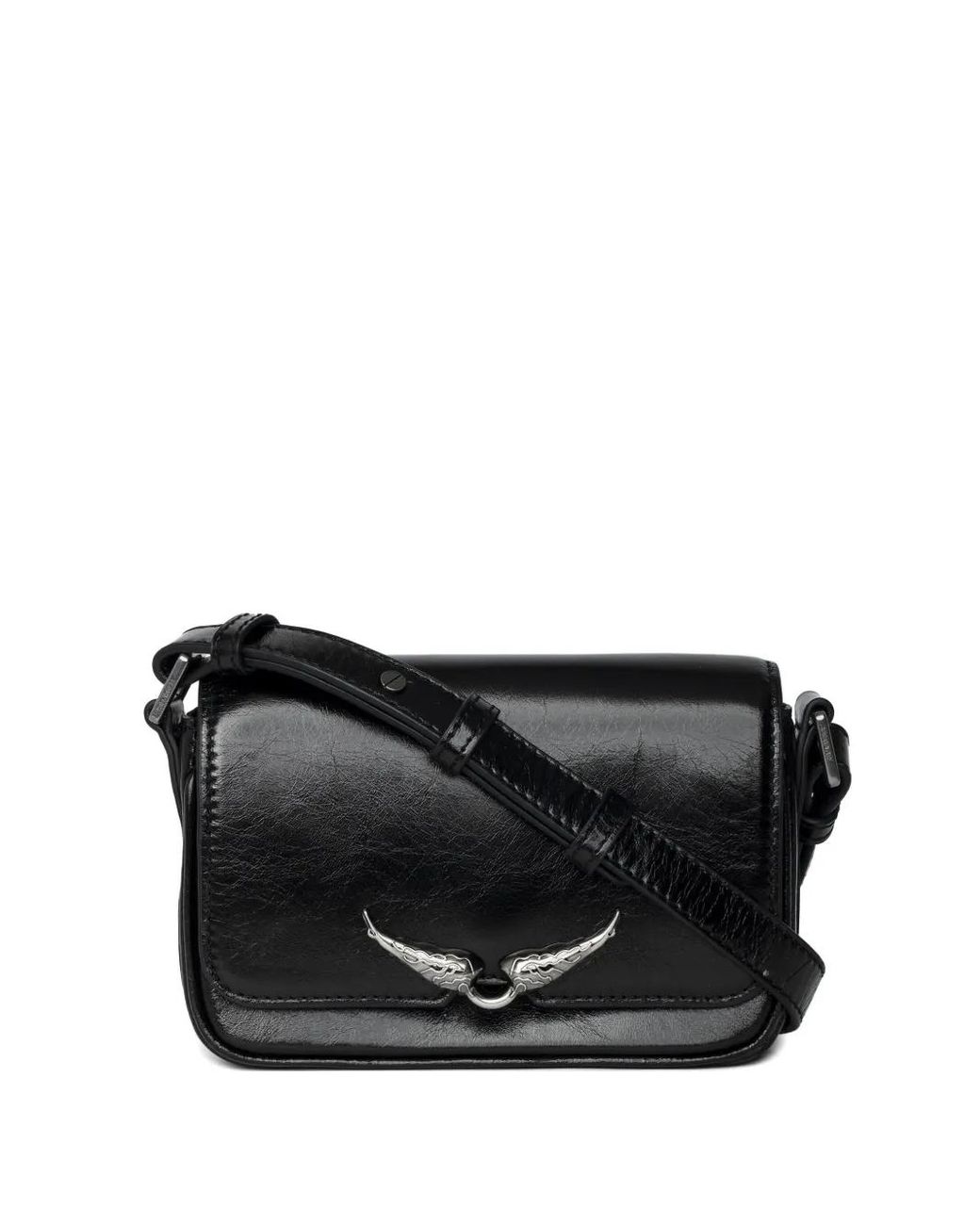Zadig & Voltaire Le Zazi Cross Body Bag in Black | Lyst