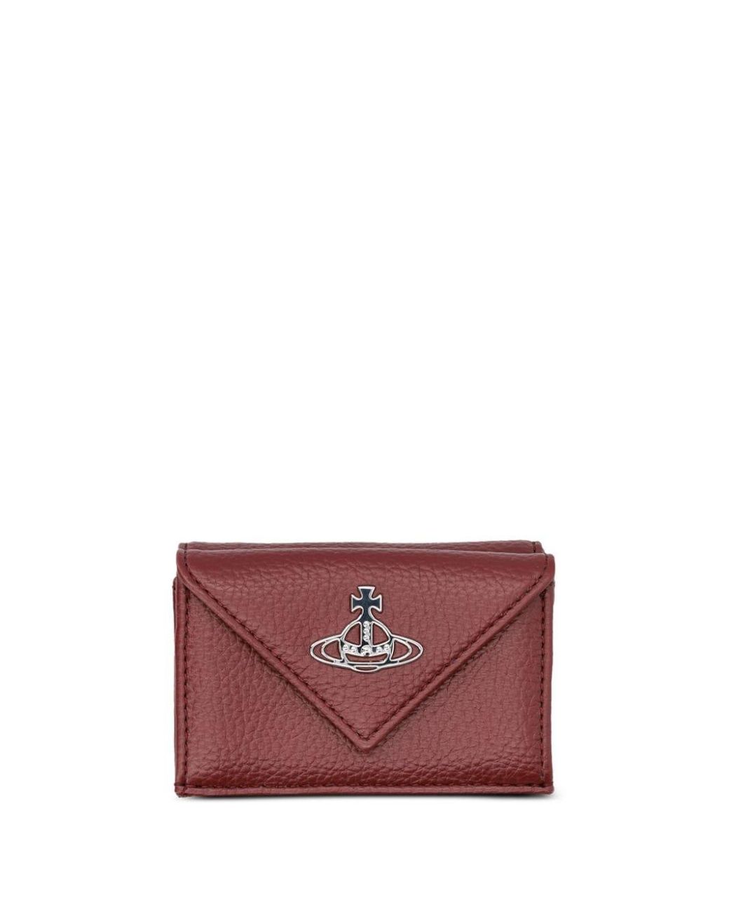 Vivienne Westwood Orb-Plaque Wallet in Purple | Lyst UK