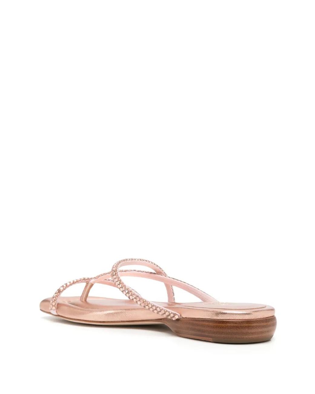 Ash Rubis Crystal-Embellished Slides in Pink | Lyst