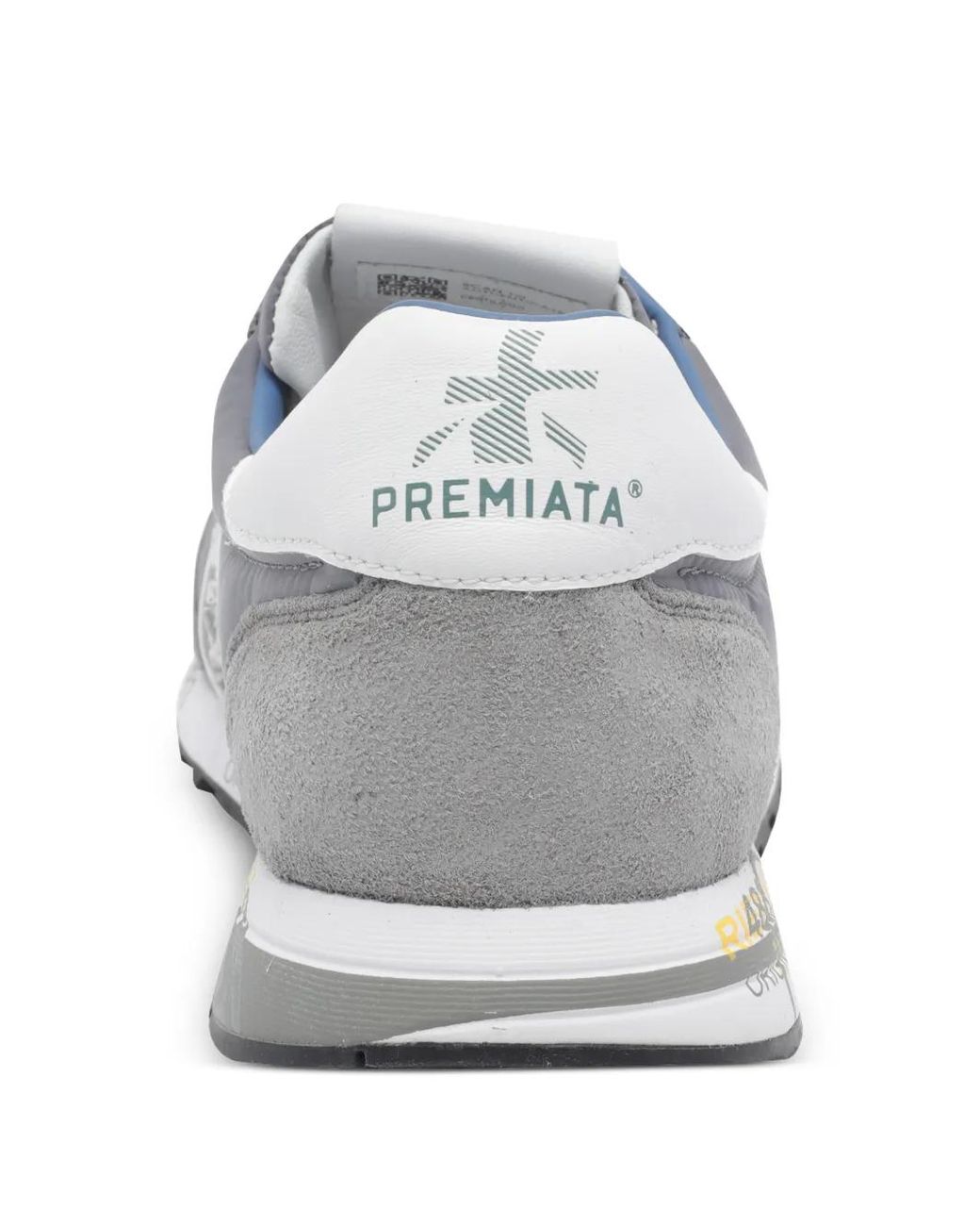 Premiata Lucy Logo Suede Sneakers in White for Men | Lyst