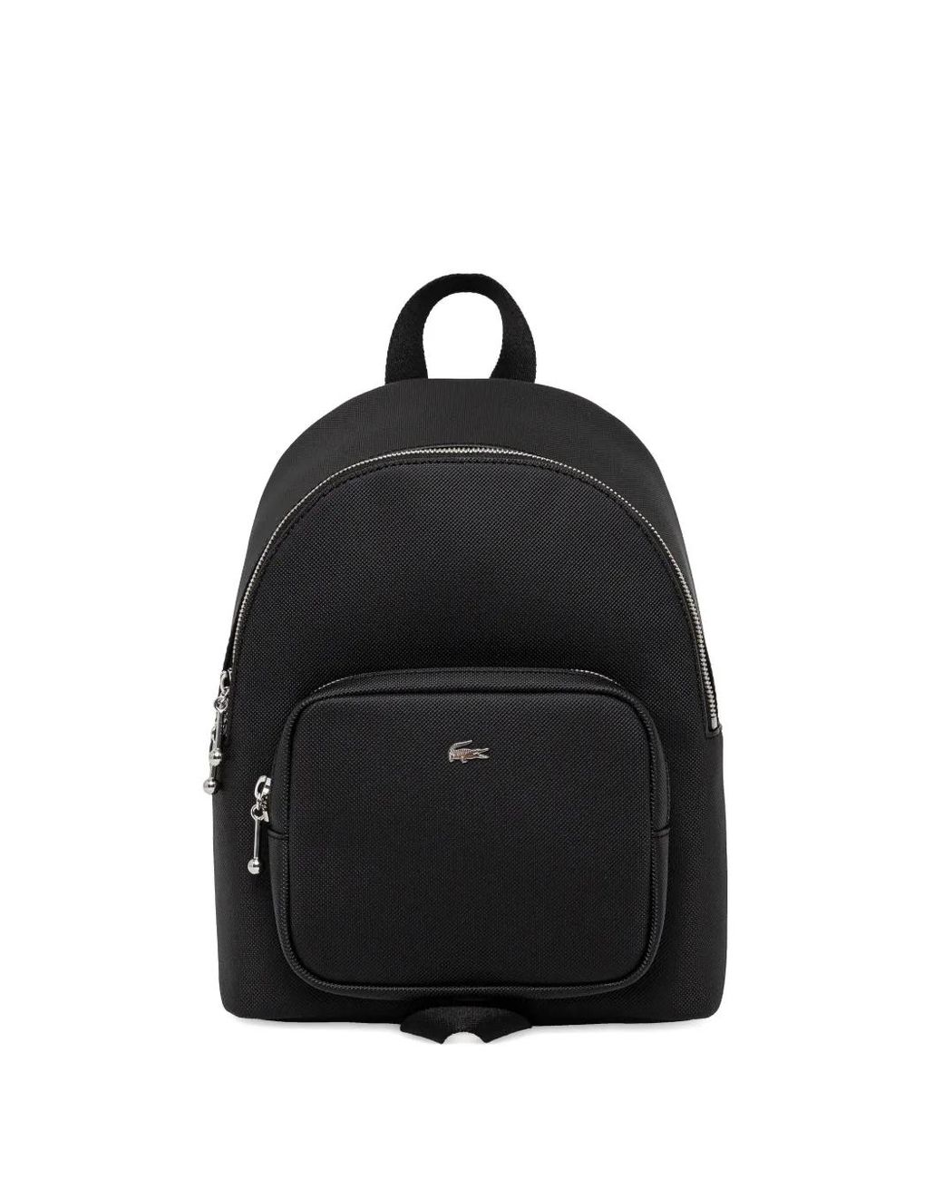 Lacoste Logo-Patch Backpack in Black | Lyst
