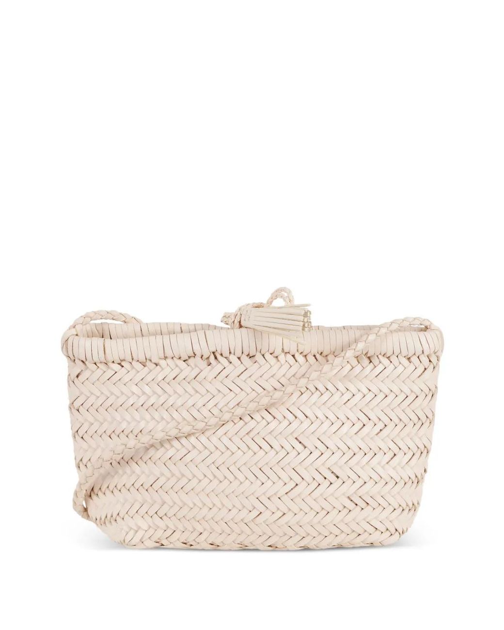 Dragon Diffusion Sac À Bandoulière Minsu Tressé in Natural | Lyst
