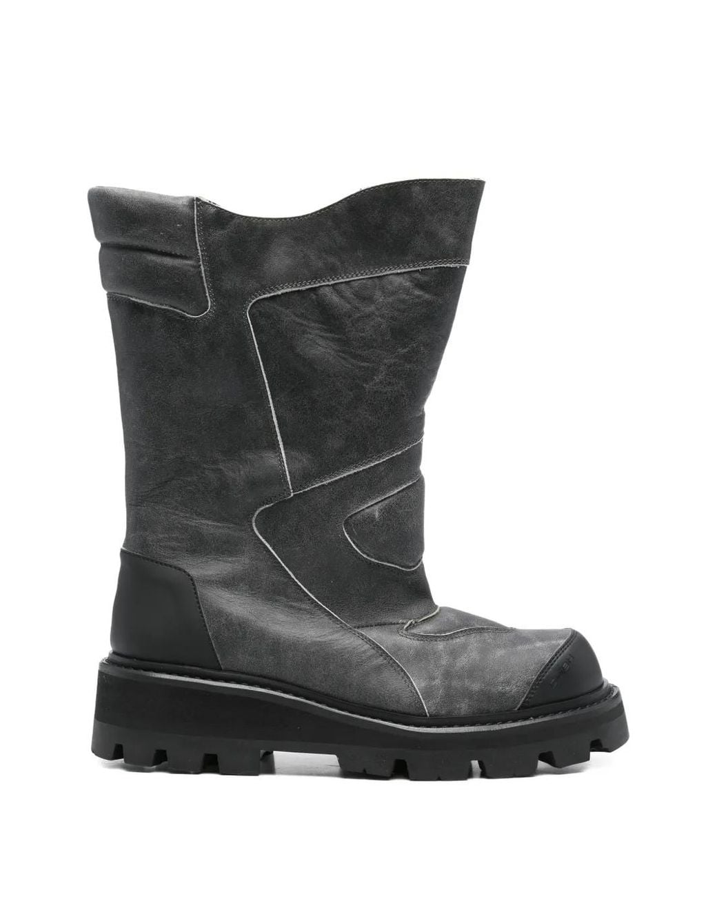 GmbH Bottines Aeon En Cuir À Effet Craquelé in Black for Men | Lyst UK