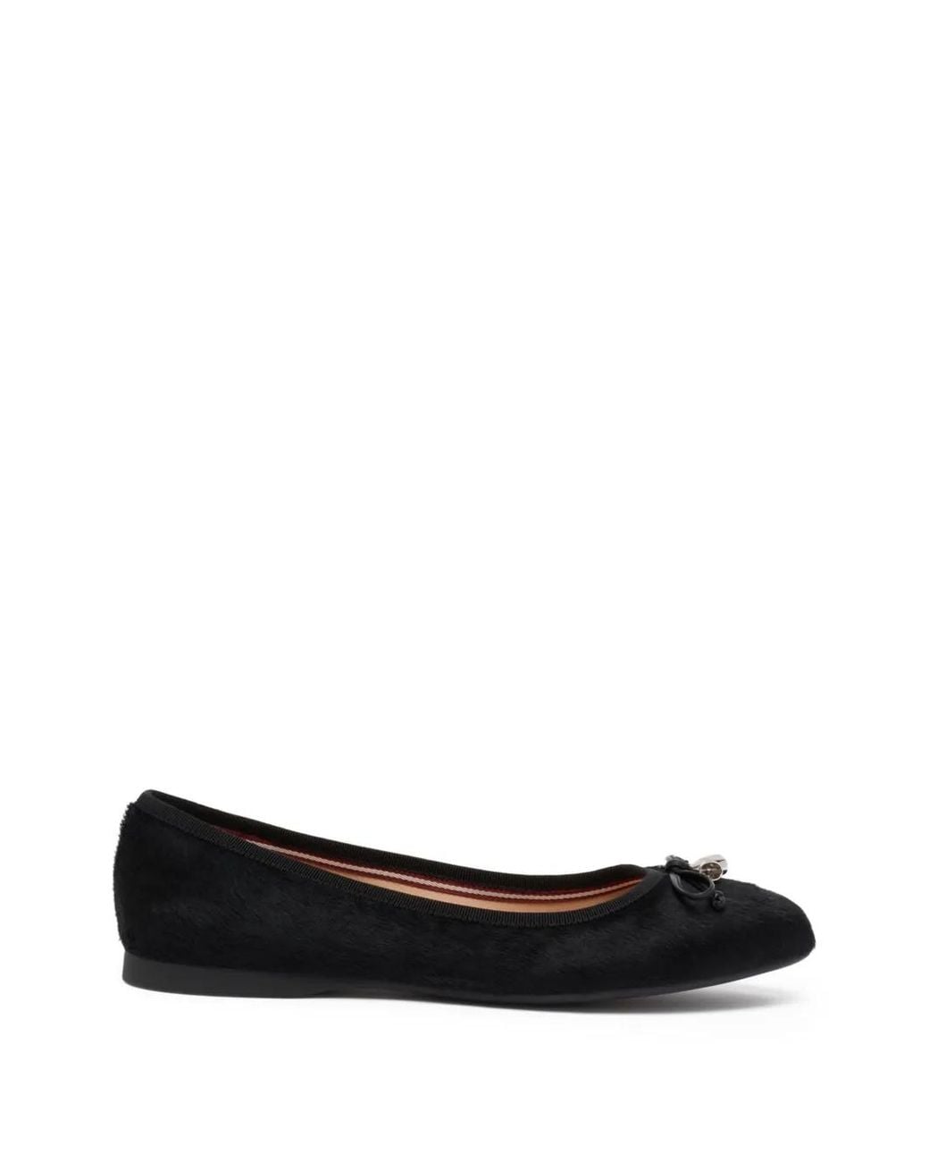 Bally Hair Bells Ysla Ballet Flat in Black | Lyst