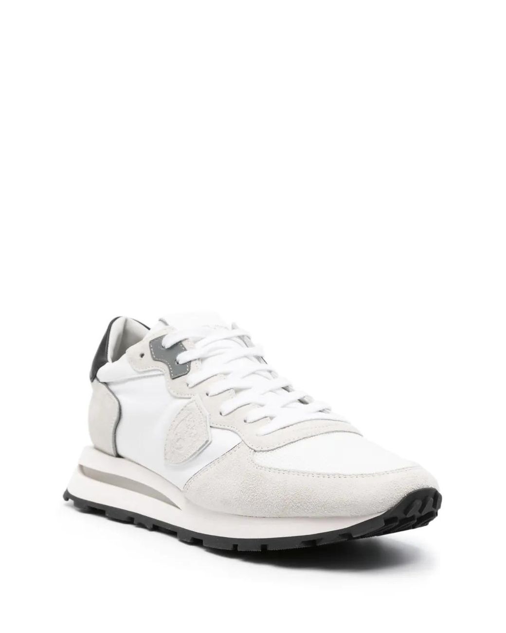 Philippe Model Panelled Lace-Up Sneakers in White for Men | Lyst