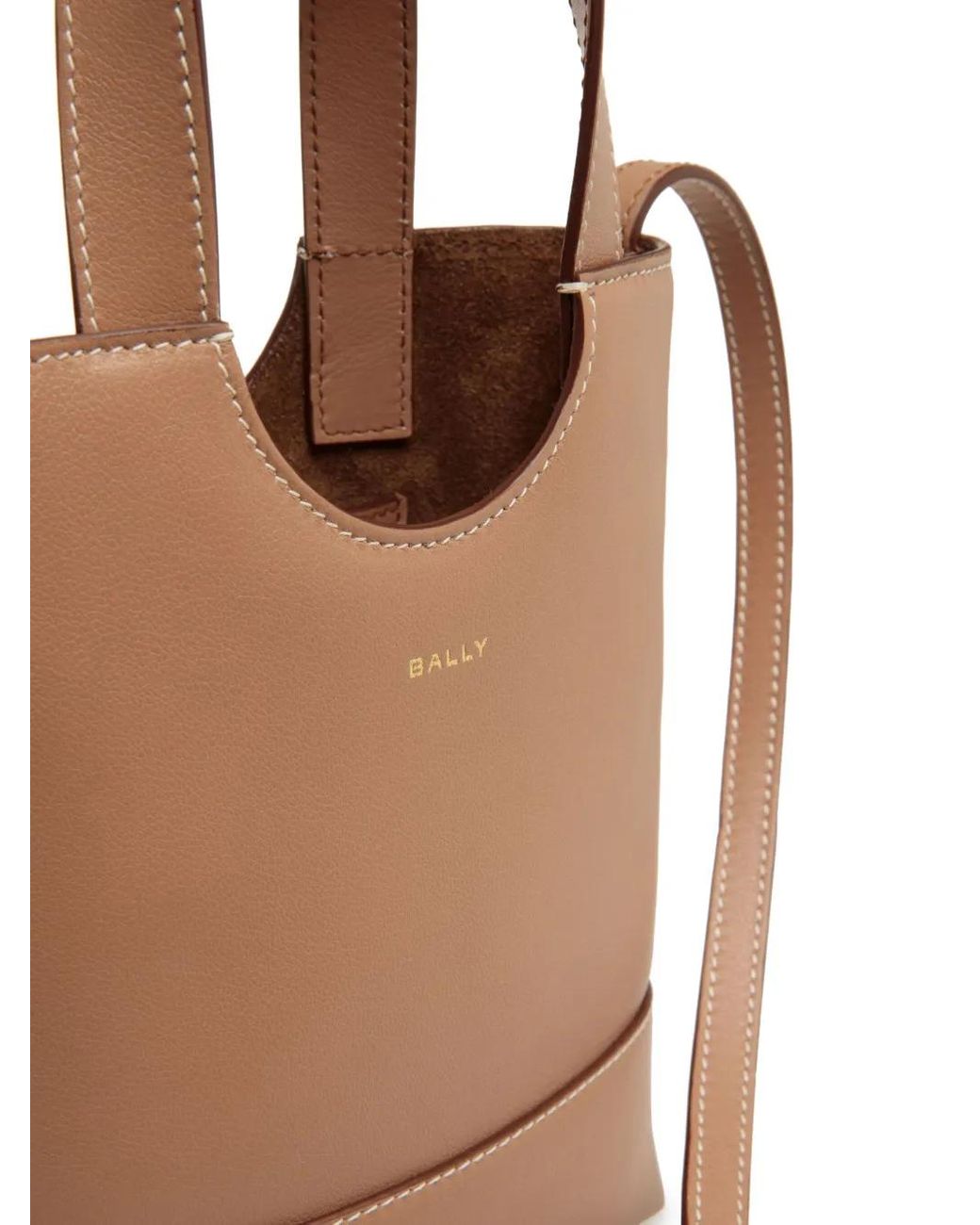 Bally Small Easy Tote Bag in Brown | Lyst