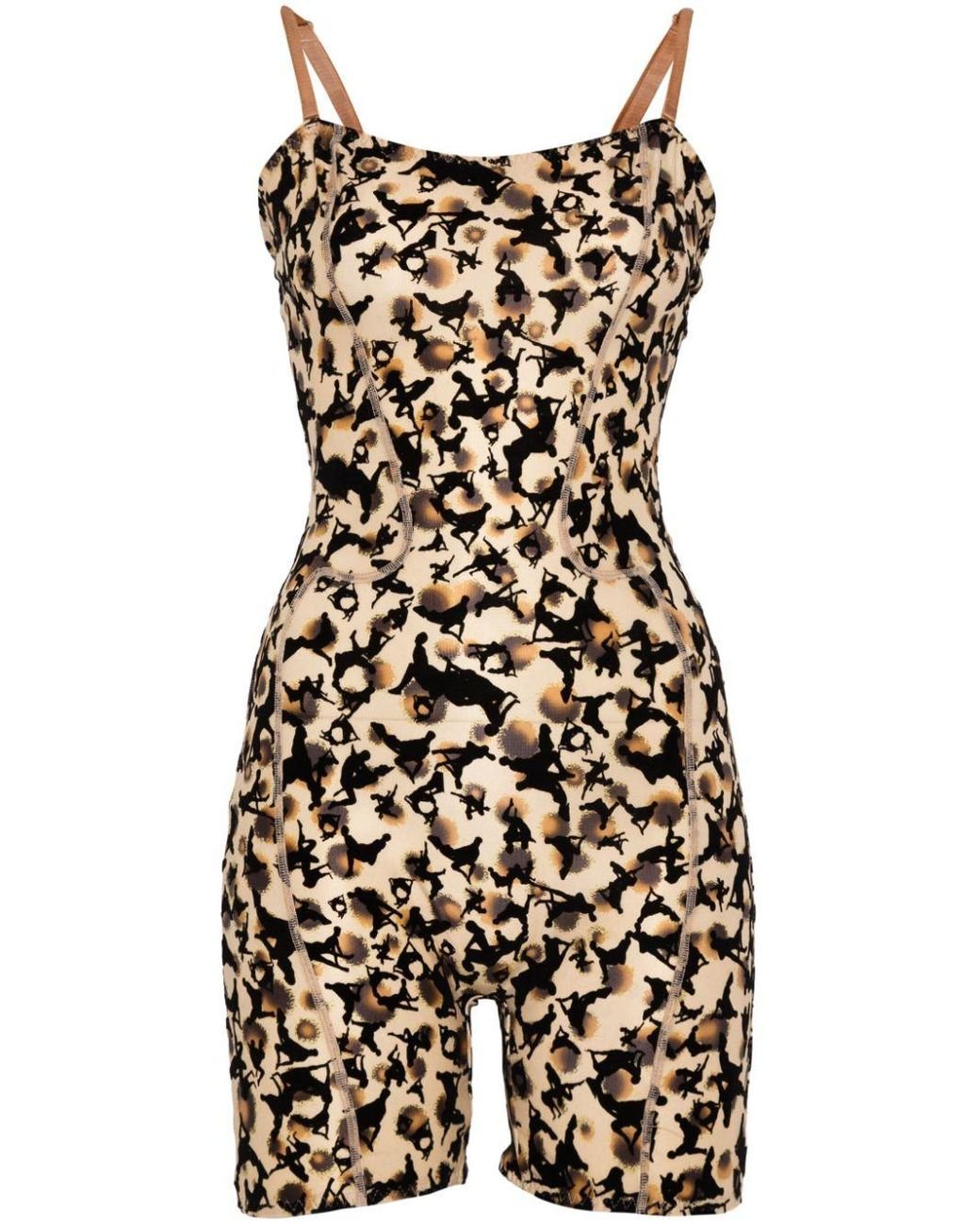 Poster Girl Darling Playsuit in Black | Lyst