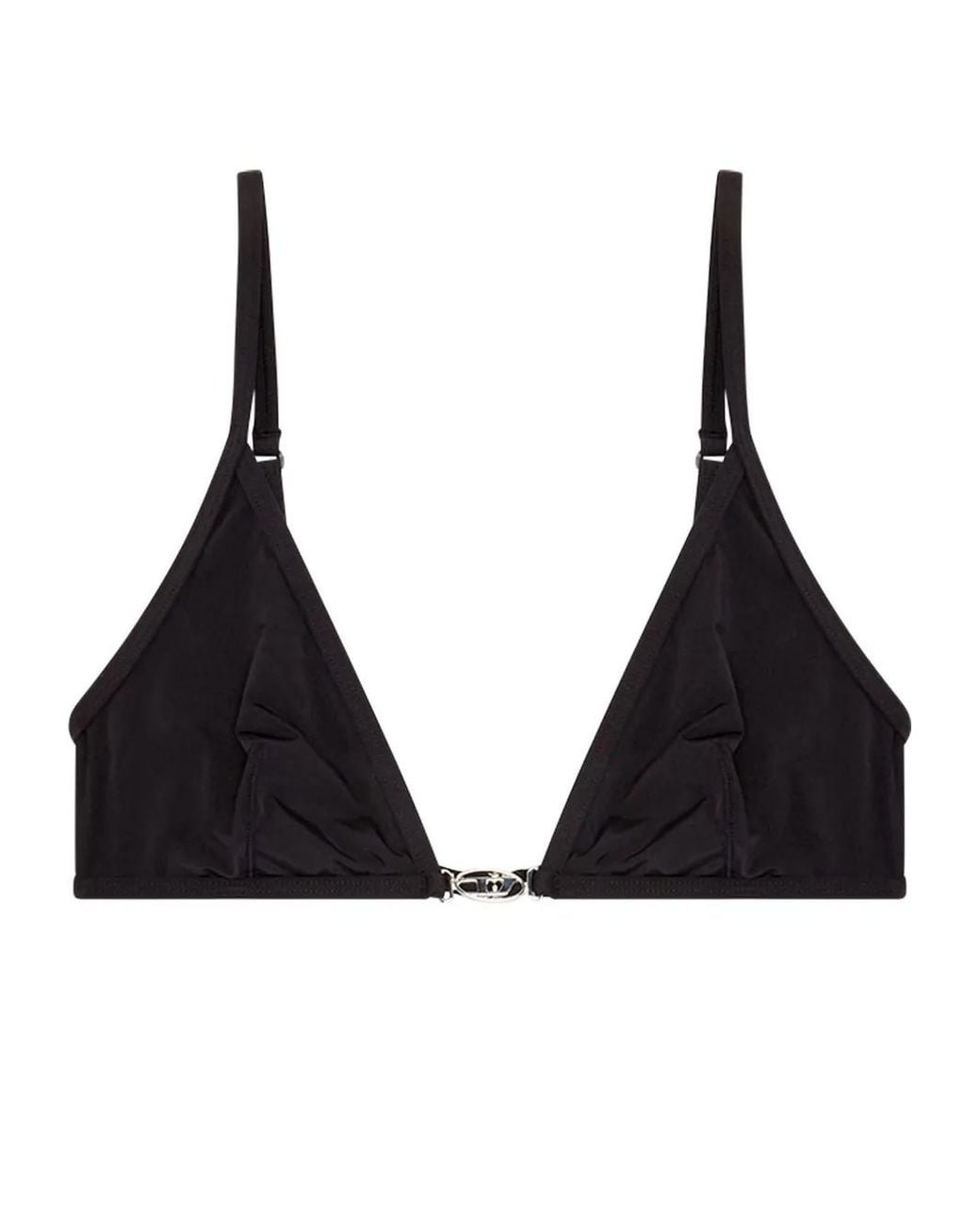 DIESEL Oval-D Triangle-Cup Bra in Black | Lyst