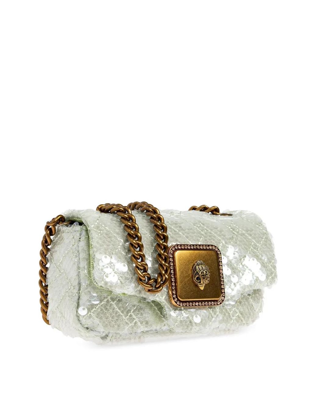 Kurt Geiger Nano Long Pimlico Shoulder Bag in Metallic | Lyst