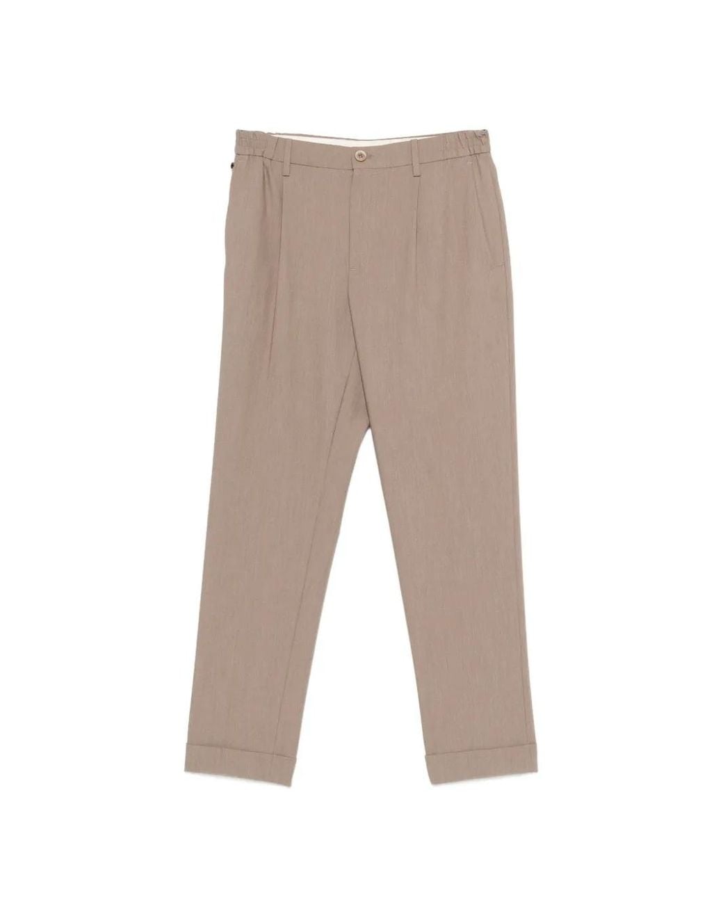 GTA Dennis Cuffed-Hem Trousers in White for Men | Lyst