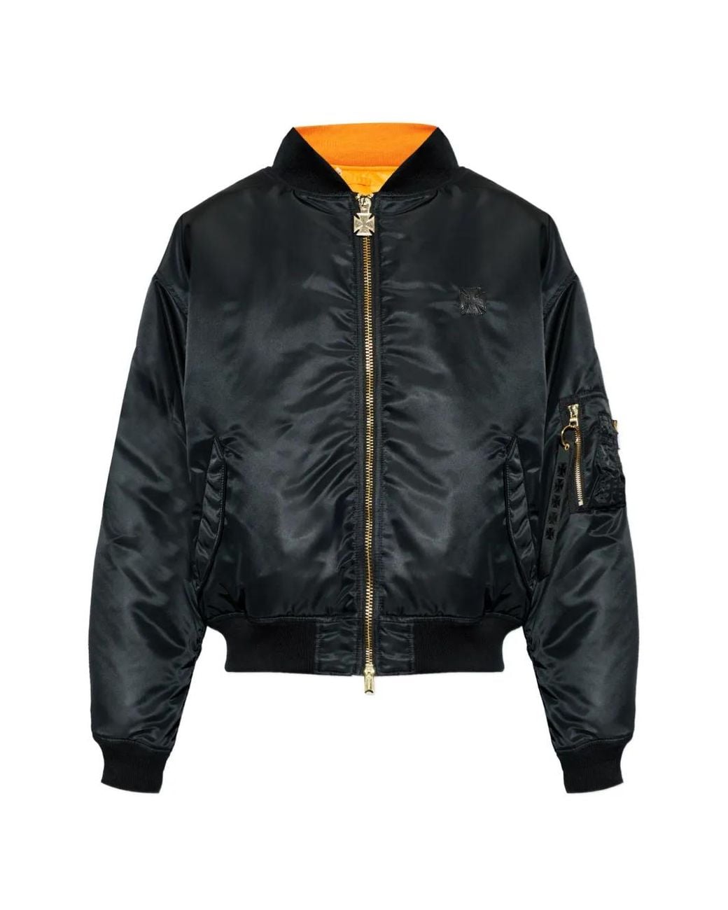 Vetements Zip-Fastening Bomber Jacket in Black for Men | Lyst UK