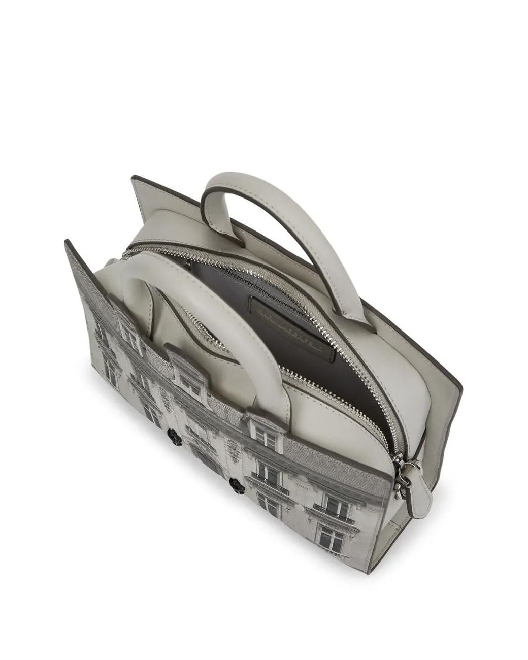 KARL LAGERFELD Maison De Karl Tote Bag in Gray | Lyst