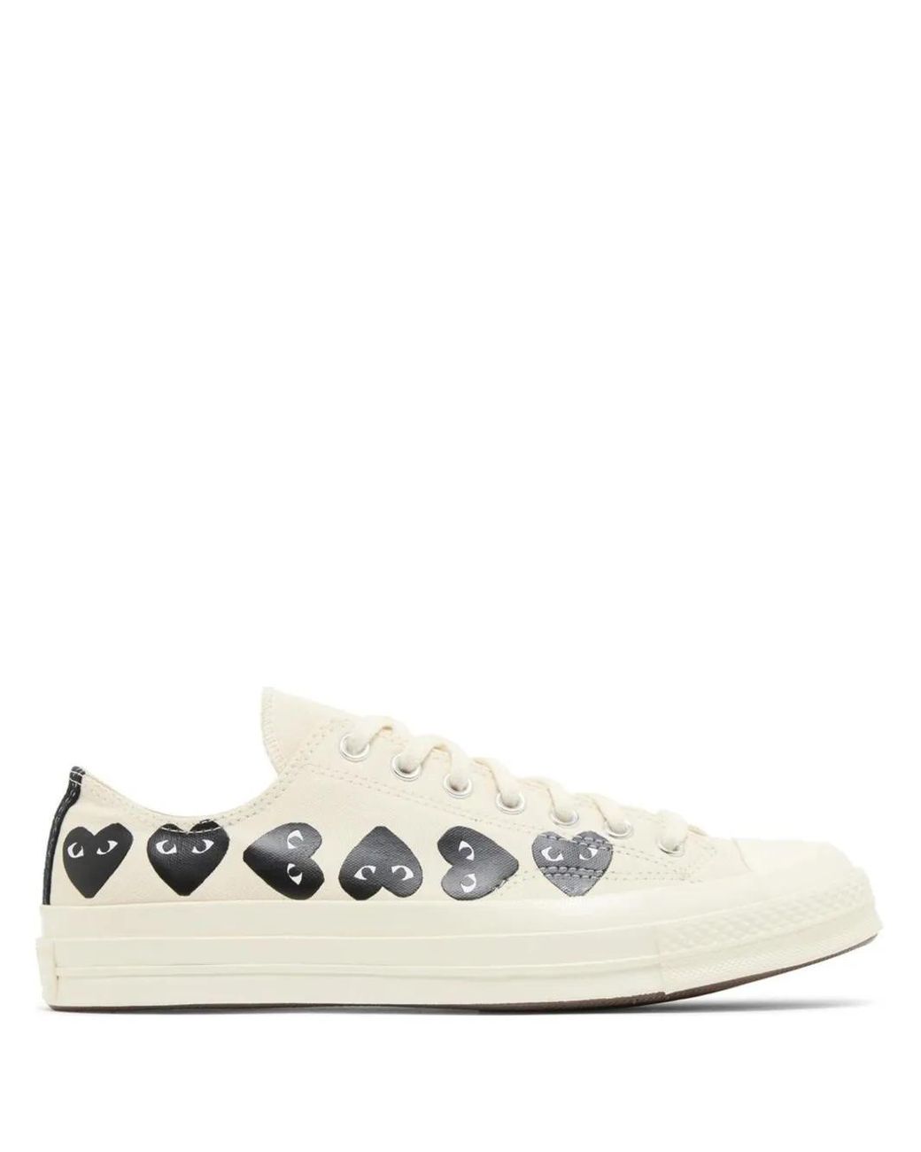 COMME DES GARÇONS PLAY X Converse Chuck Taylor'70 Sneakers in White | Lyst