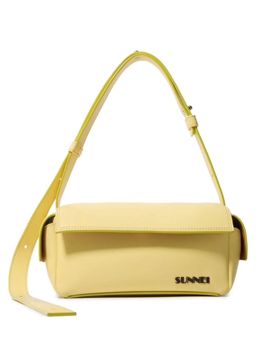 Sunnei Labauletto Structured Handbag in Metallic | Lyst