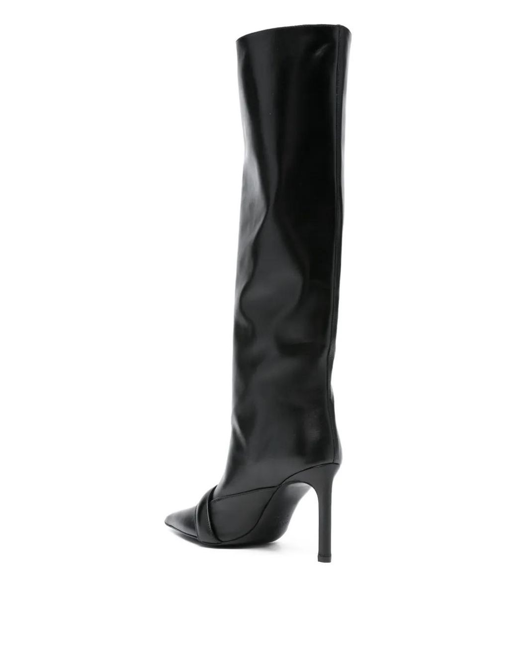 Coperni Knee-High Boots With Pointed Toes in Black | Lyst