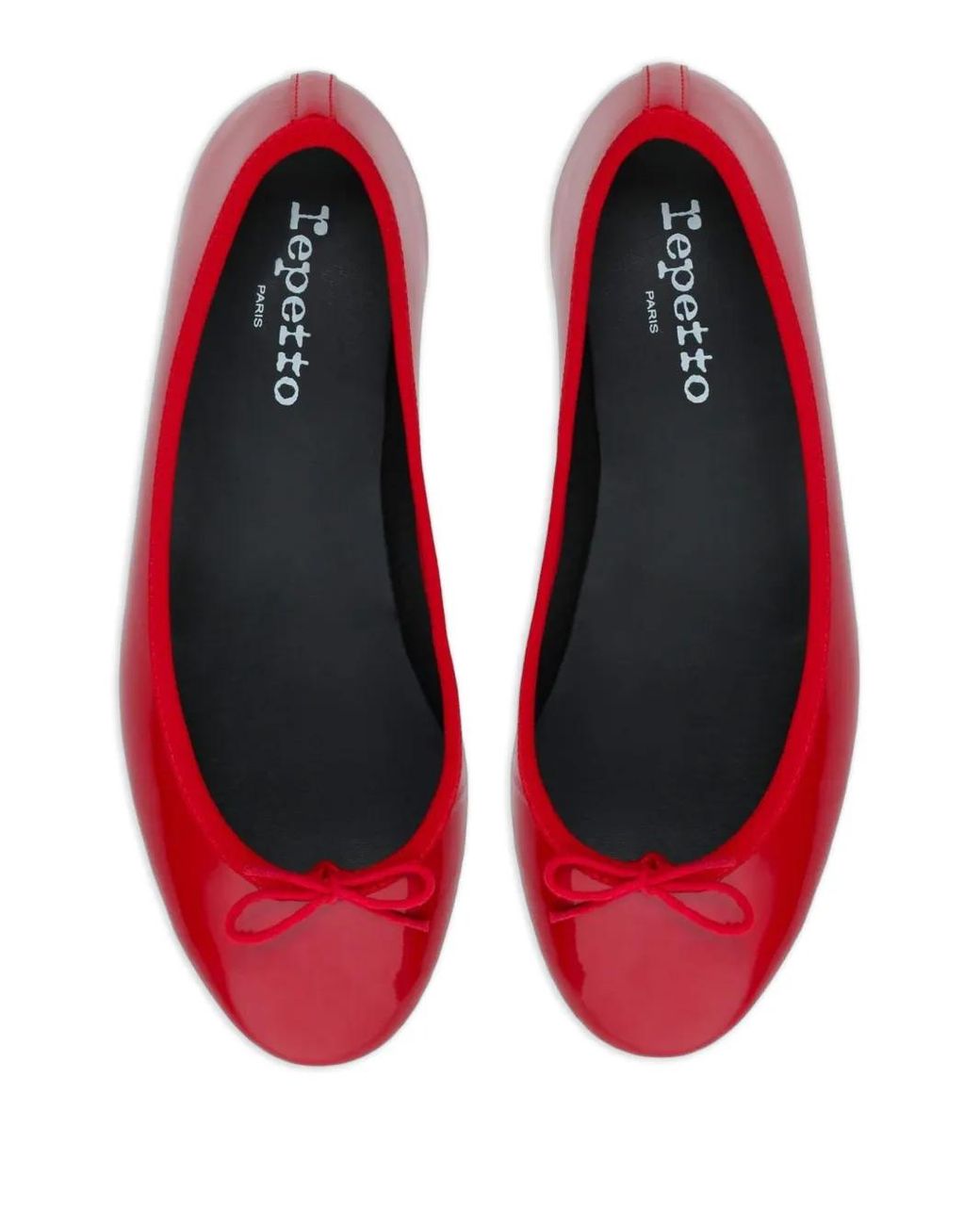 Repetto Bow-Detail Block-Heel Pumps in Red | Lyst