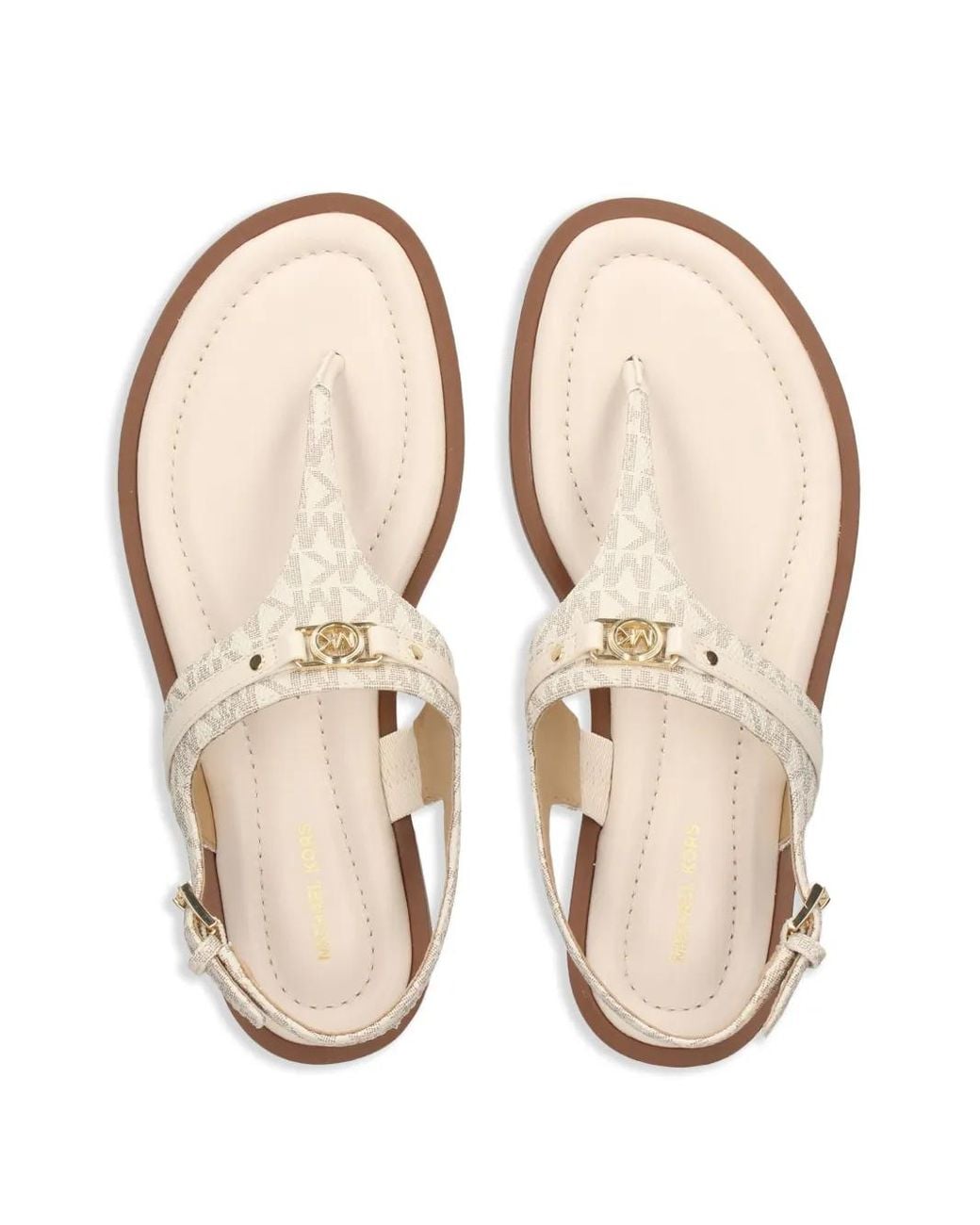 MICHAEL Michael Kors Mandy Sandals in White | Lyst