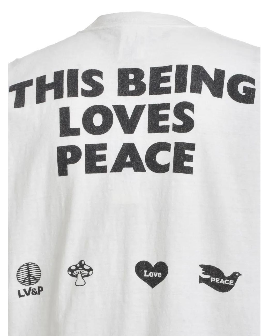 READYMADE Love Peace T-Shirt in White for Men | Lyst
