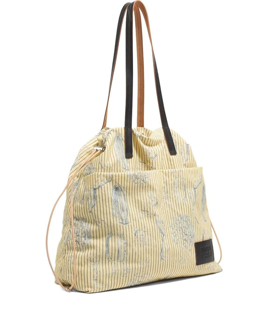 Bimba Y Lola Paper Cactus Shoulder Bag in Natural | Lyst