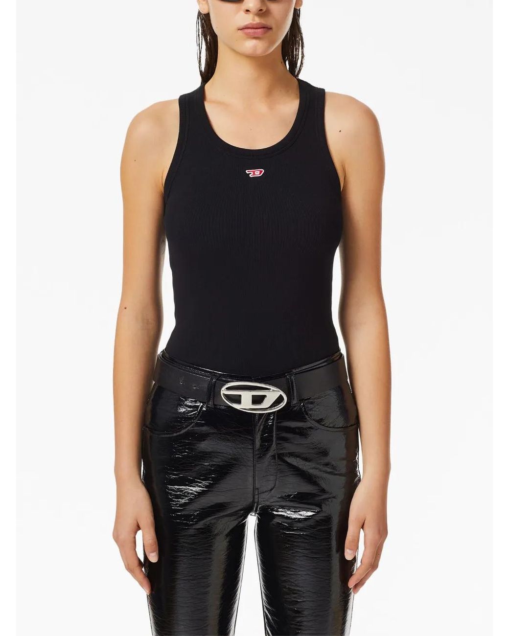 DIESEL T-Anky-D Tank Top in Black | Lyst