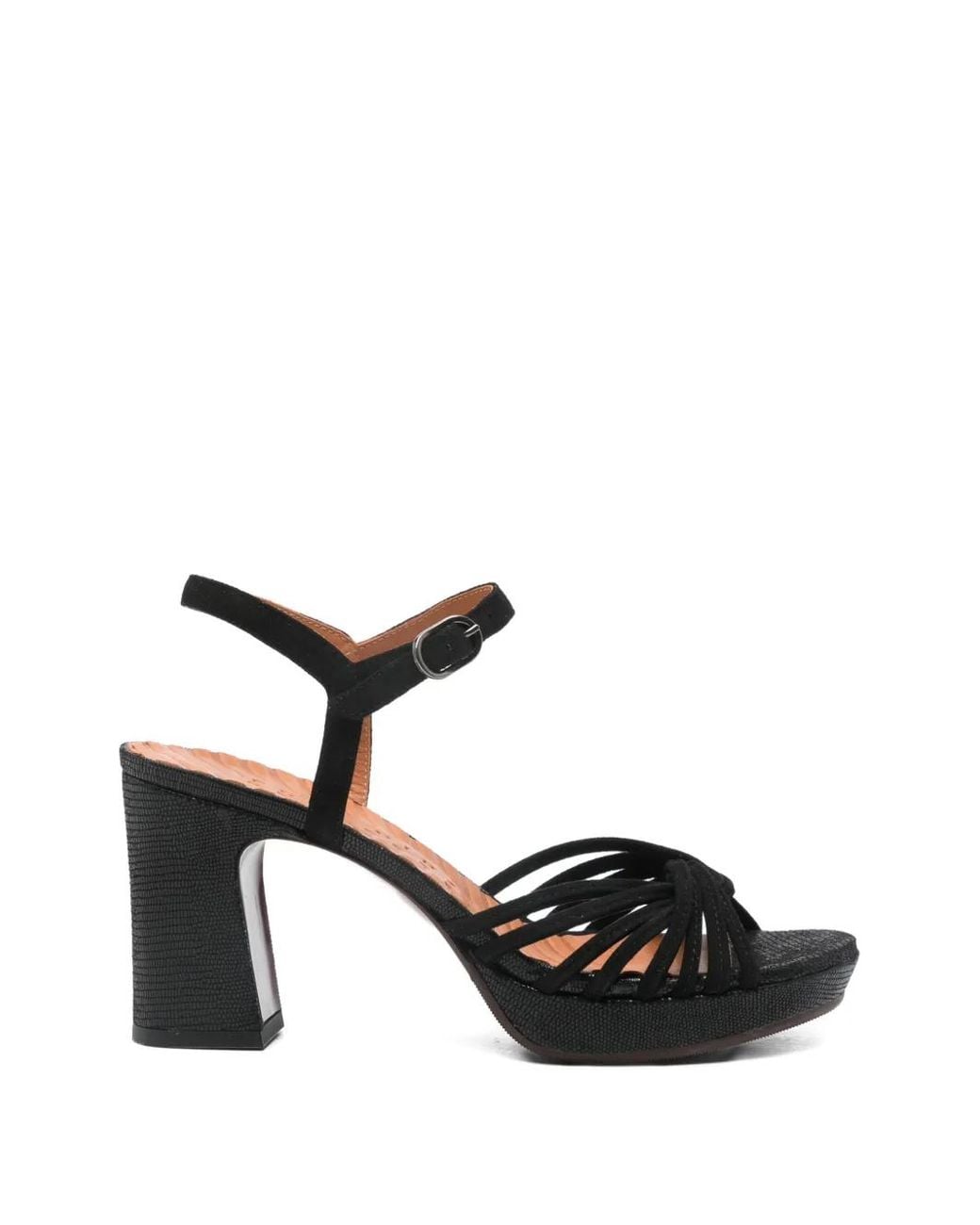 Chie Mihara Keske Leather Sandals in Black | Lyst