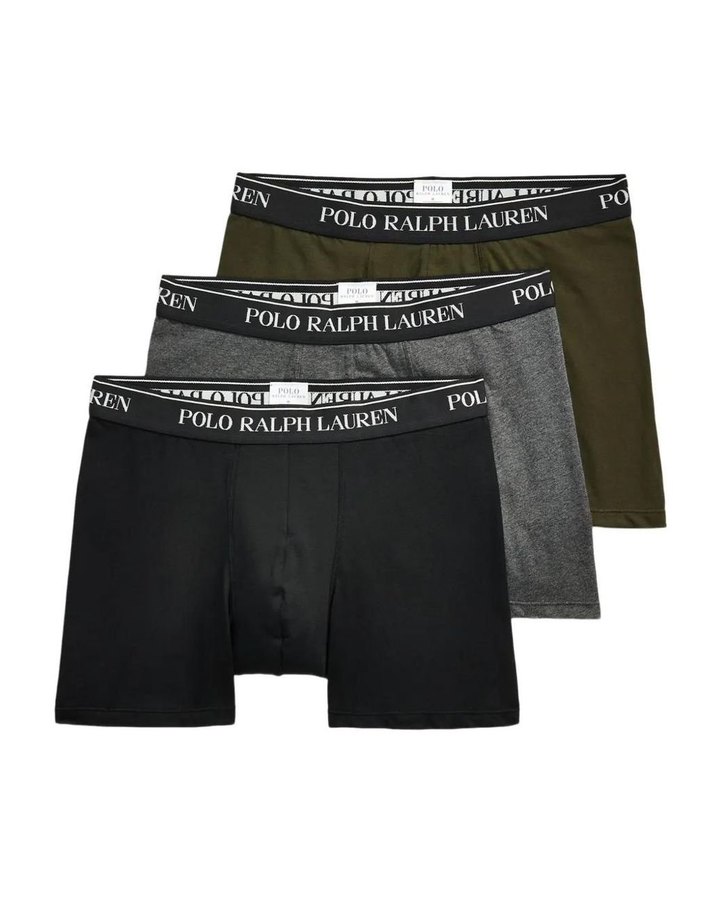 Polo Ralph Lauren Logo Boxers (Set Of Three) in Black for Men | Lyst