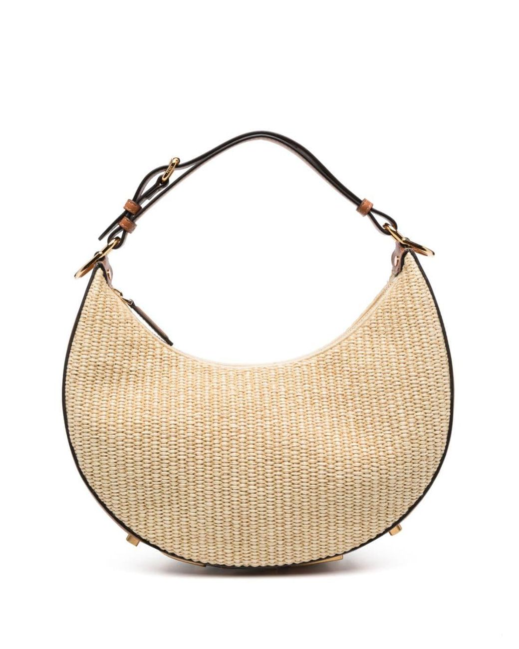 Fendi Small Graphy Interwoven Bag in Natural | Lyst