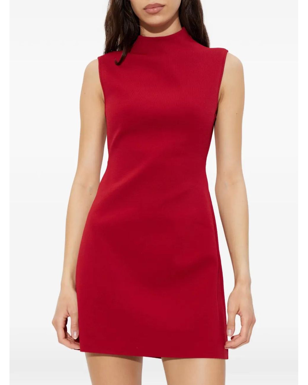 Cult Gaia Harlow High-Neck Mini Dress in Red | Lyst