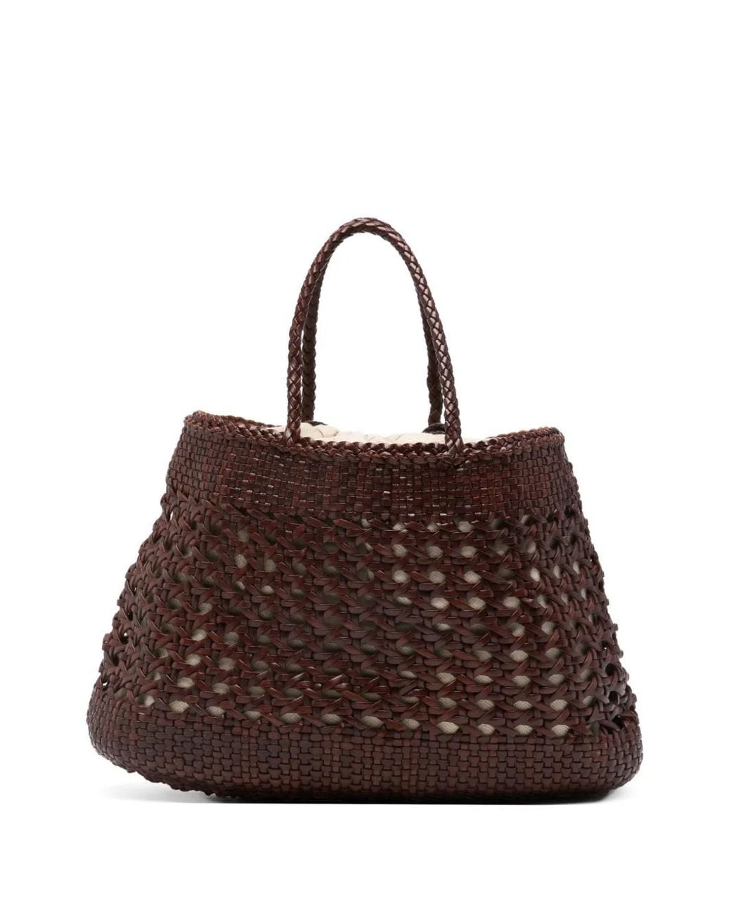 Dragon Diffusion Santa Cano Interwoven Tote Bag in Brown | Lyst