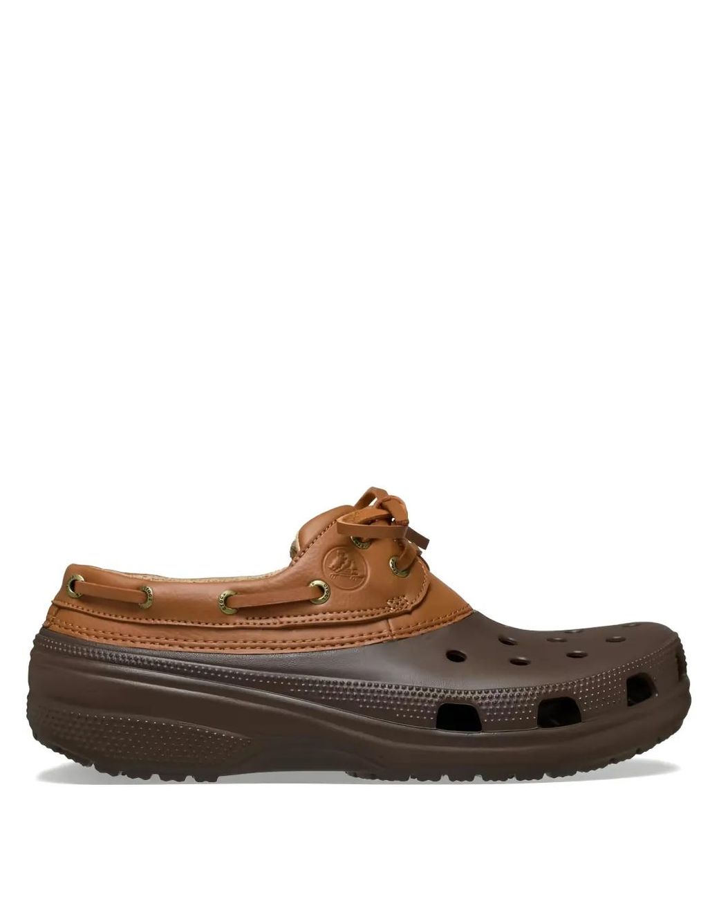 Crocs™ Classic Islander Boat "Coffee Cognac" Clogs in Brown for Men | Lyst
