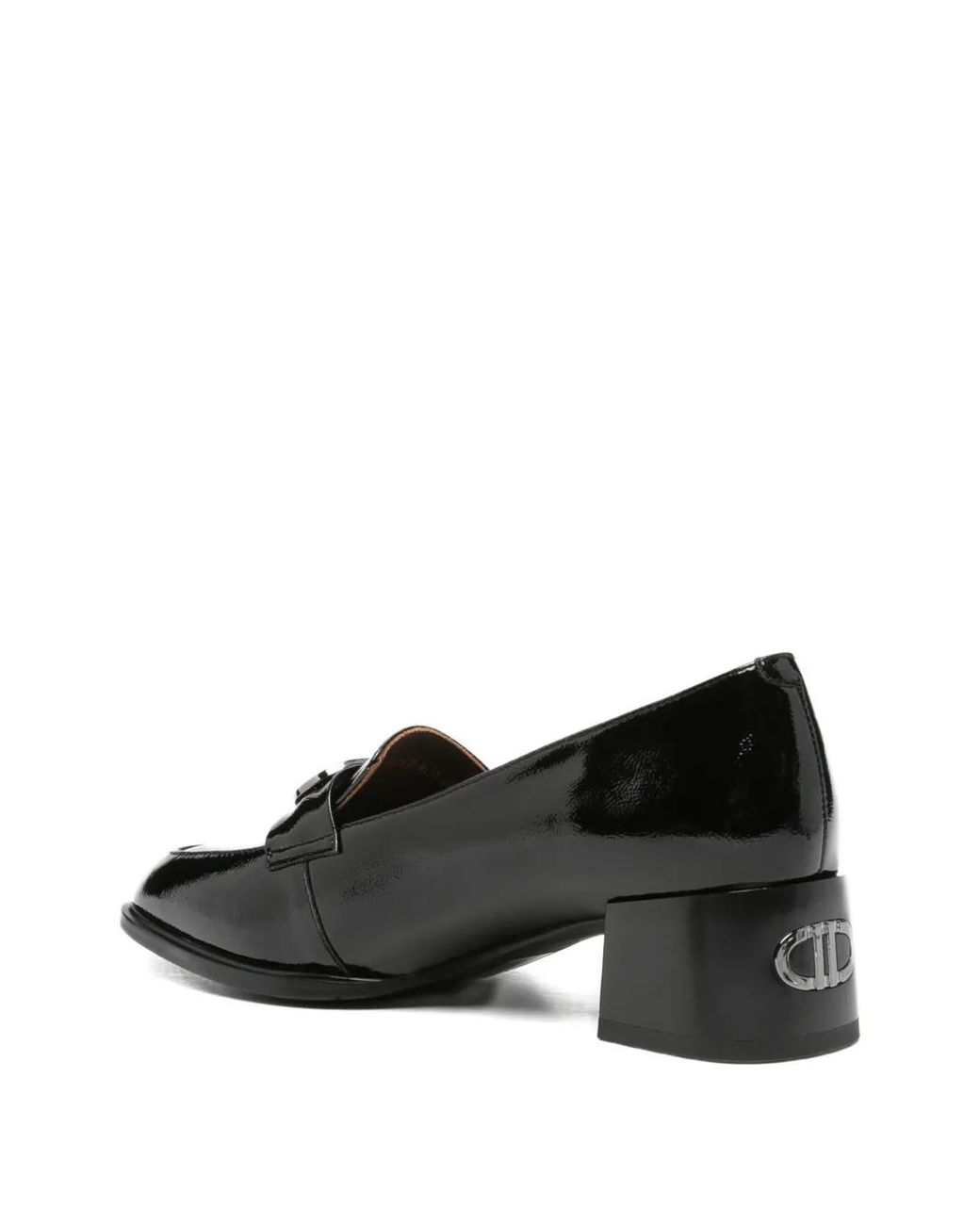 Linda Baumann Logo-Plaque Pumps in Black | Lyst