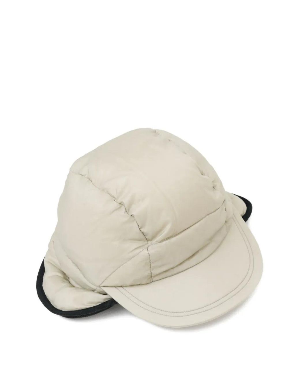 Hiking Patrol Quilted Ear-Flap Cap in White for Men | Lyst