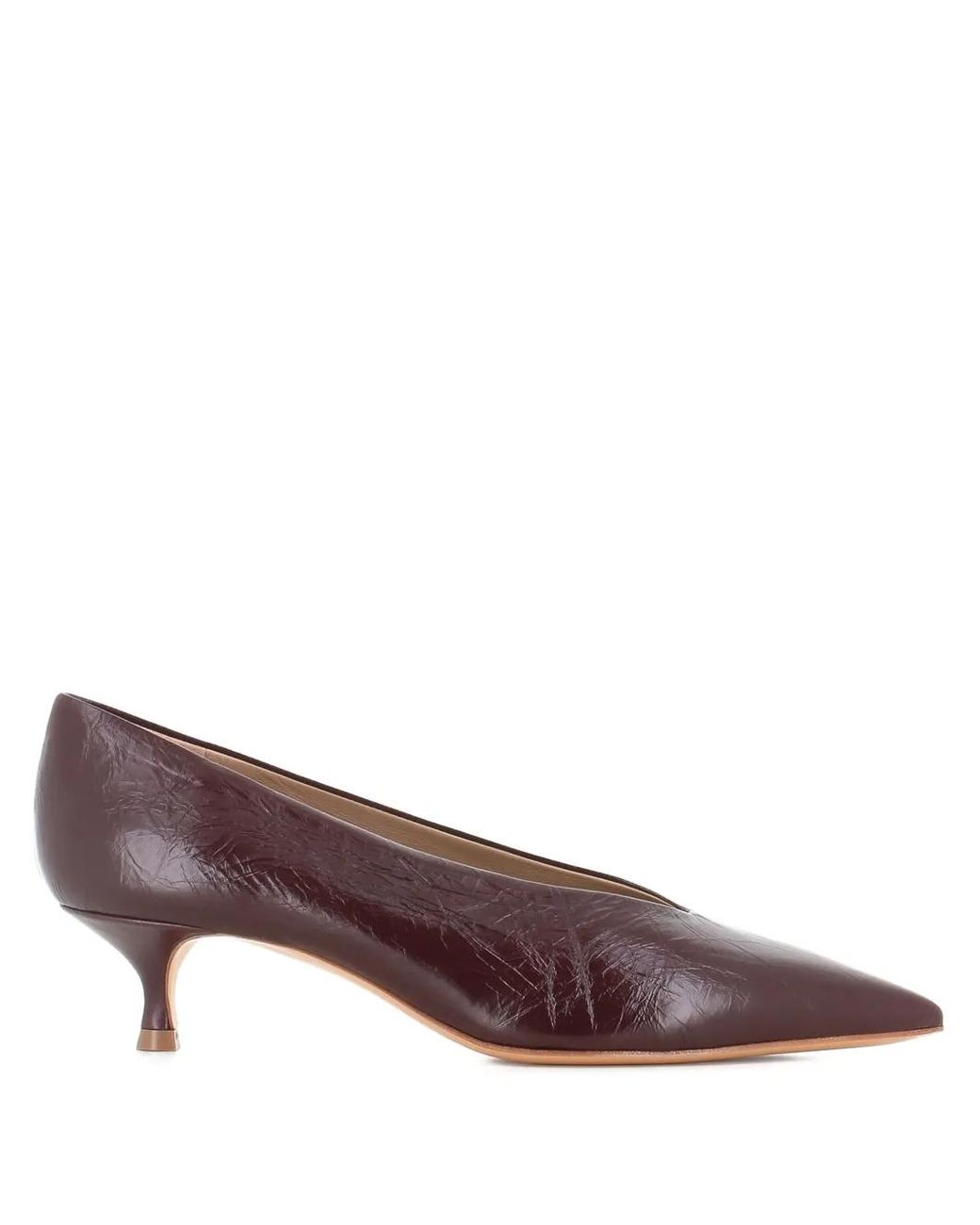 Le Monde Beryl 40Mm Babouche Pointed Pumps in Brown | Lyst