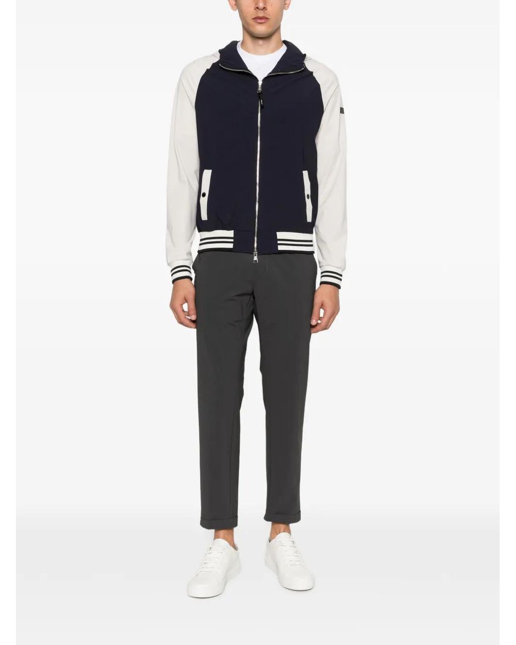 Pmds Hooded Jacket in Blue for Men | Lyst