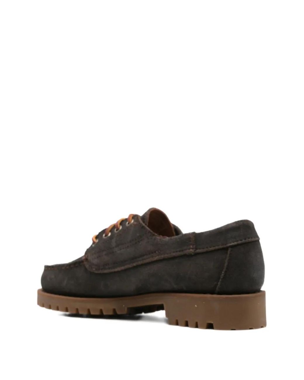 Sebago Logo-Tag Boat Shoes in Brown for Men | Lyst