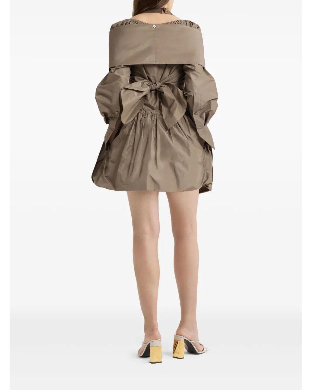 Patou Wrap Blouse in Green | Lyst