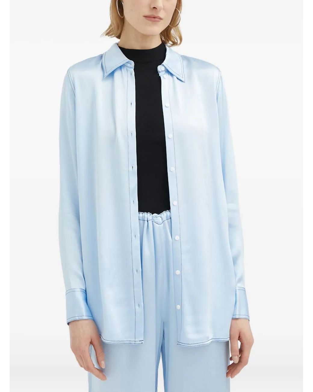 Résumé Button-Down Shirt in Blue | Lyst UK