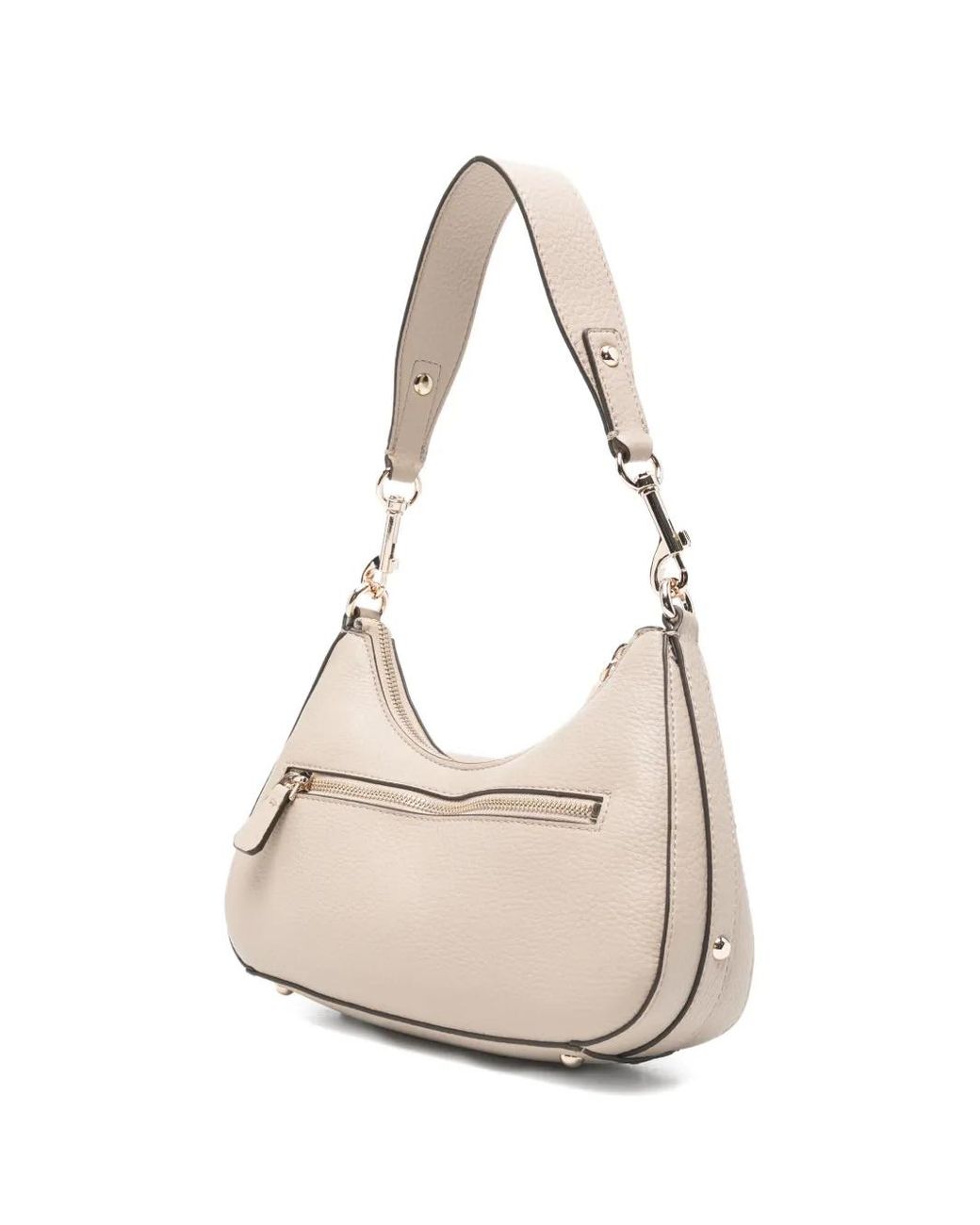 Guess Jessa Logo Shoulder Bag in Natural | Lyst