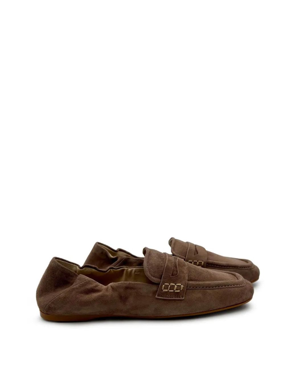 Guglielmo Rotta Penny Loafers in Brown | Lyst